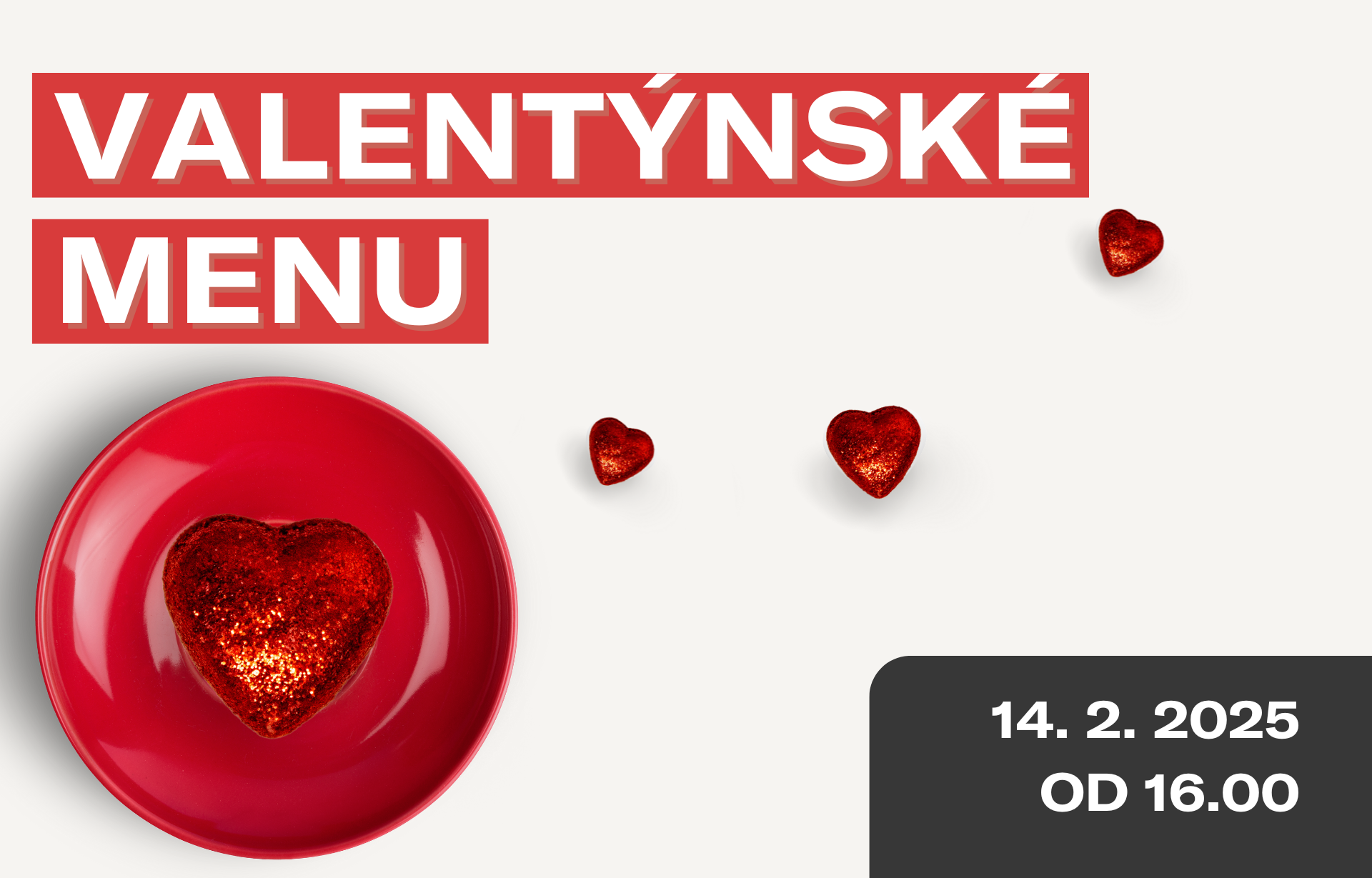 Valentýnské menu 2025 - kapkaresort